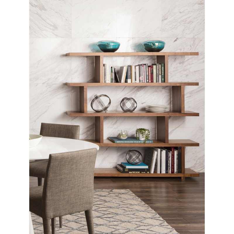 AllModern Annora Geometric Bookcase & Reviews | Wayfair