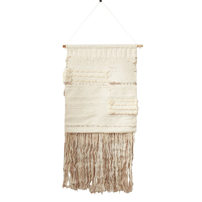 Dakota Fields Blended Fabric Fringed Design Woven with Rod Included ...