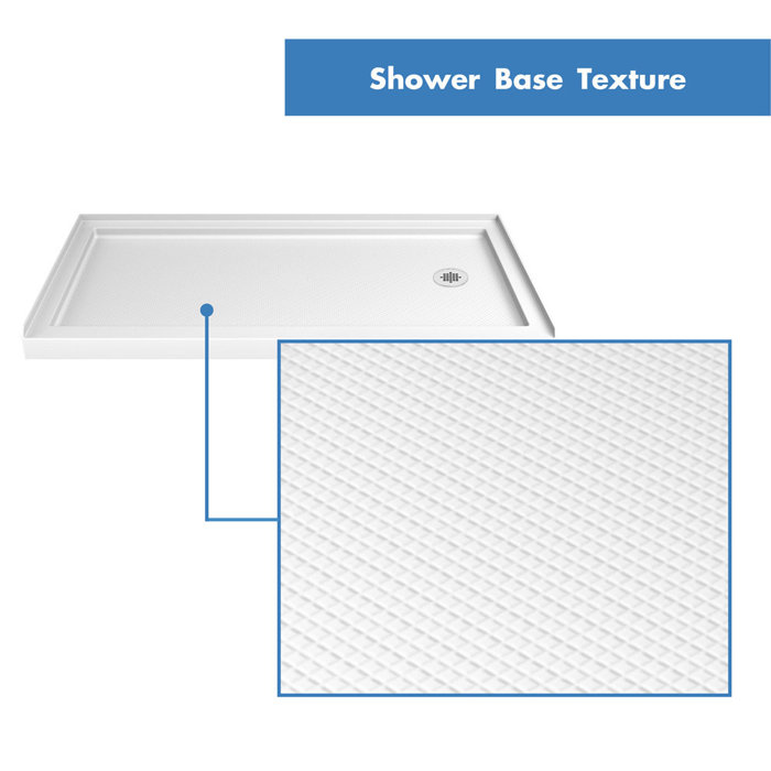 DreamLine SlimLine 60" x 34" Single Threshold Shower Base & Reviews ...