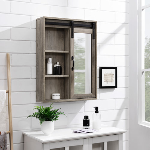Gracie Oaks Jalia Wall Bathroom Cabinet & Reviews | Wayfair