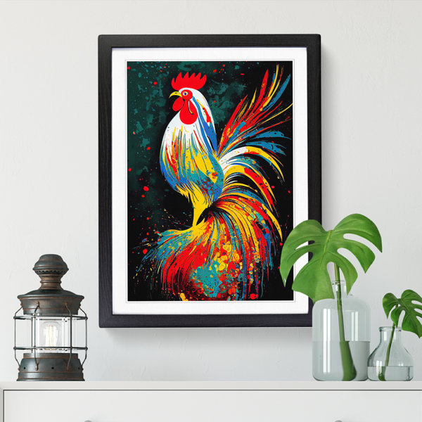 Brambly Cottage Leitersburg Rooster Paint Splatter Vol.1 - Picture ...