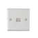 Knightsbridge Telephone Extension Outlet - Square Edge | Wayfair.co.uk