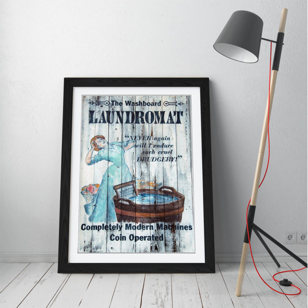 Ophelia & Co. Vintage Wood Advert - Single Picture Frame Advertisement ...
