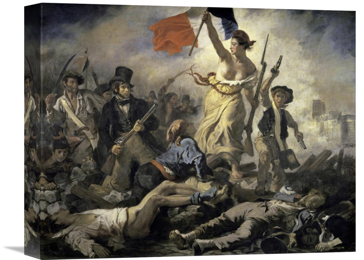 Vault W Artwork Liberty Leading The People by Eugene Delacroix - Print ...