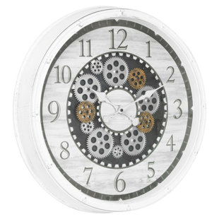 Exposed Gears Wall Clocks You'll Love | Wayfair.co.uk