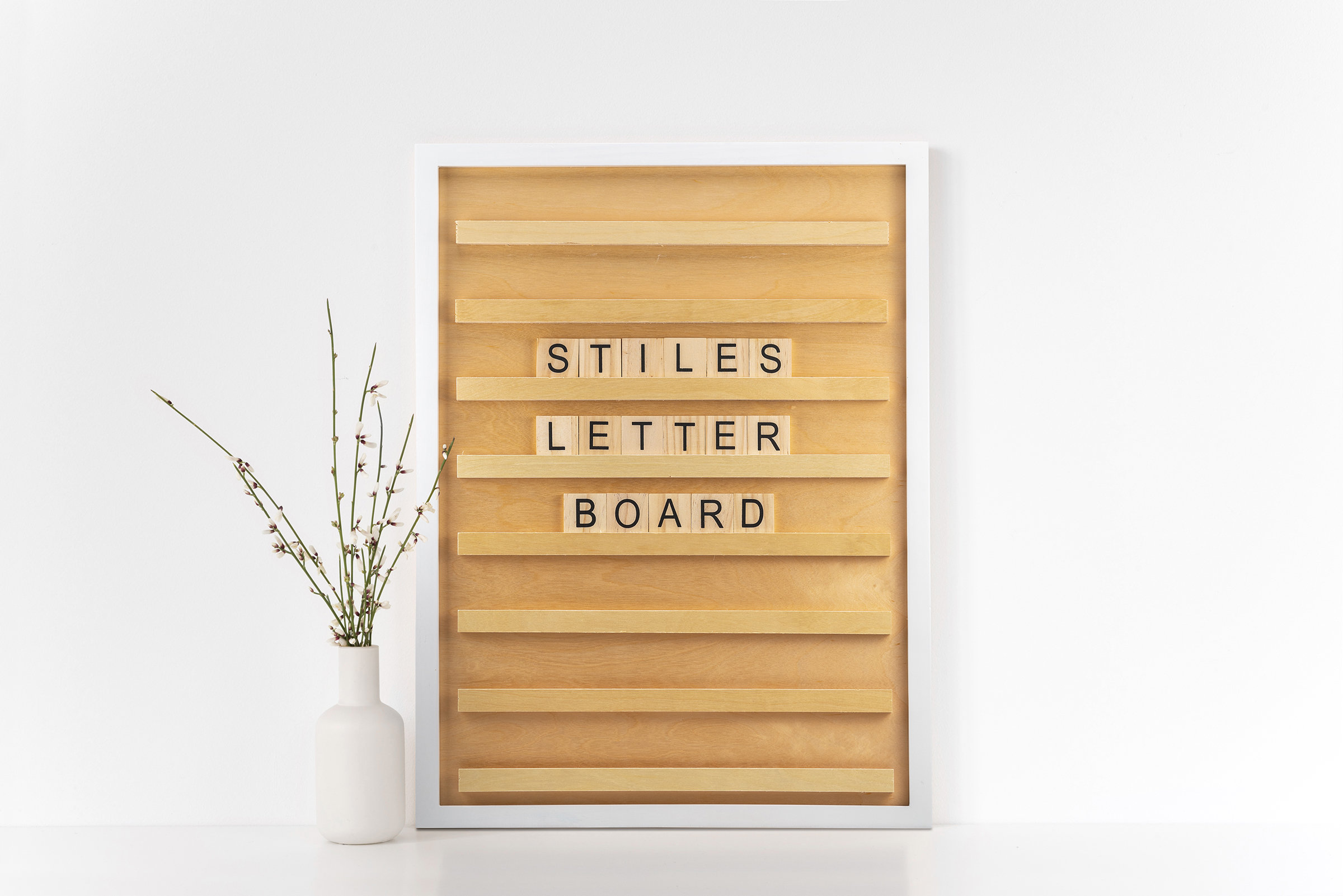 Latitude Run® Wall Mounted Changeable Letter Board | Wayfair