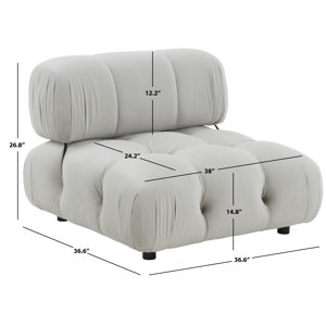 AllModern Mio Upholstered Slipper Chair | Wayfair