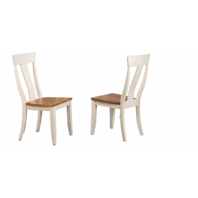 Iconic Furniture Solid Wood Slat Back Side Chair & Reviews | Wayfair