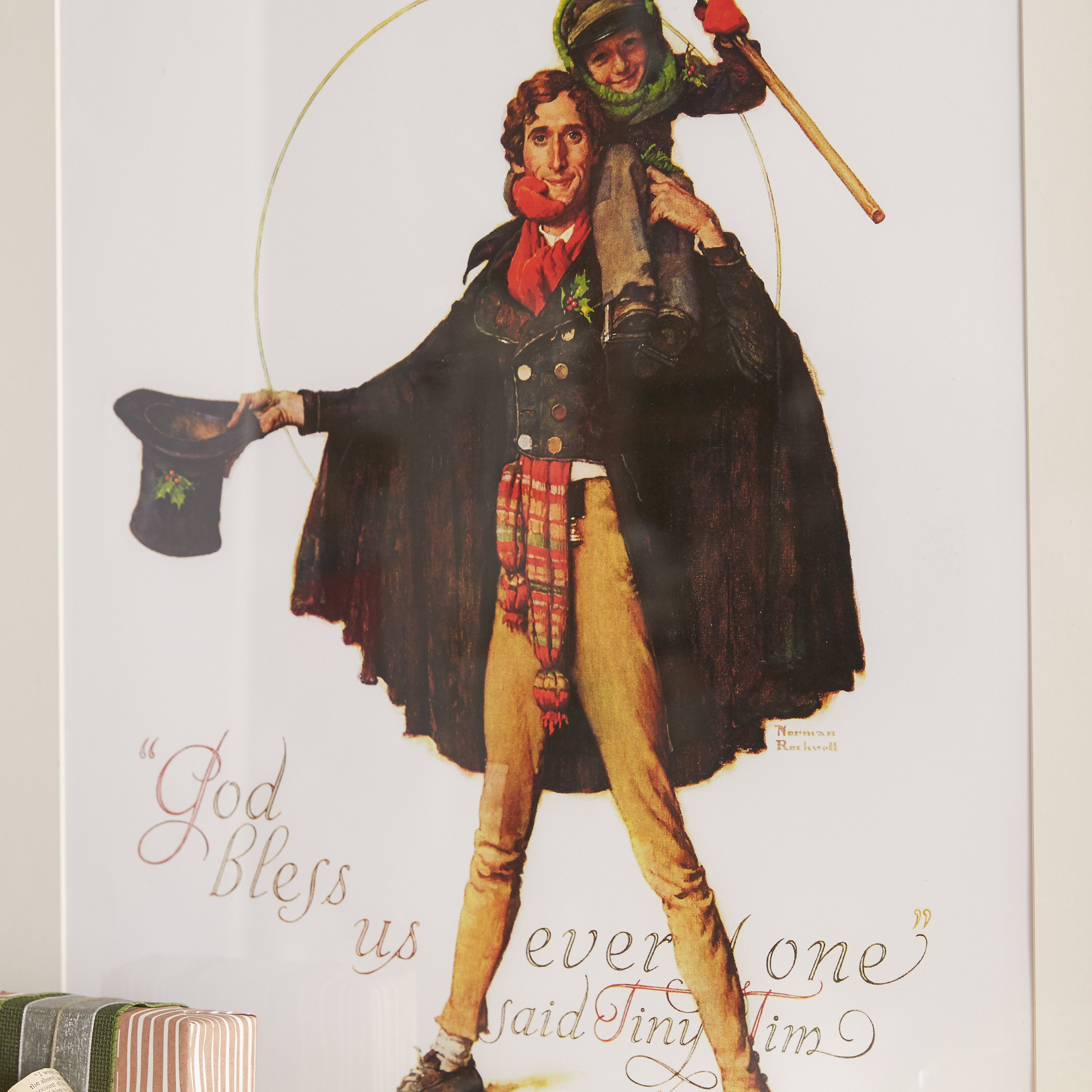 Vault W Artwork Tiny Tim By Norman Rockwell Picture Frame Graphic Art Wayfair