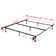 Alwyn Home Adjustable Metal Bed Frame with Center Support Rail, Support ...