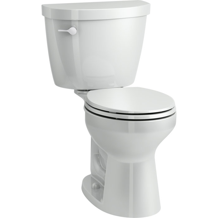 Kohler Cimarron® 1.28 GPF Water Efficient Round Two-Piece toilet (Seat ...