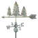 Good Directions Pine Trees Weathervane & Reviews | Wayfair