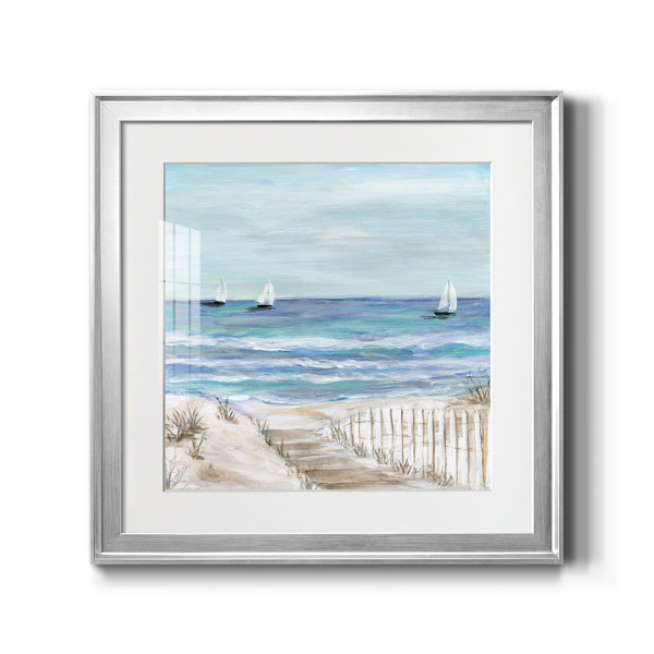 Breakwater Bay Gulf Shores III Framed On Paper Painting | Wayfair