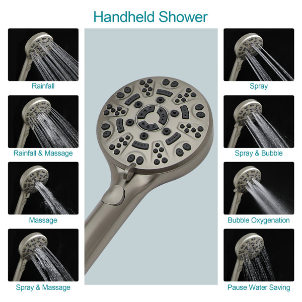 Kichae Multi Function Dual Shower Head | Wayfair