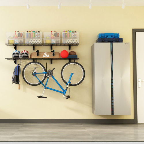 WFX Utility™ Wall Mounted Garage Storage Shelves & Reviews | Wayfair