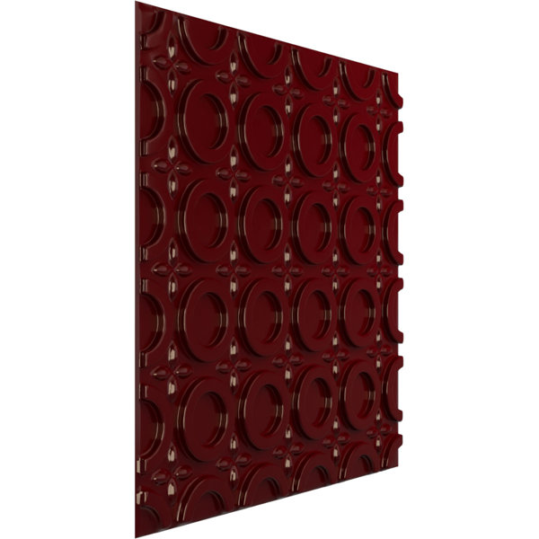 PCI Enterprises 19.62" x 19.62" Wall Paneling in Red | Wayfair
