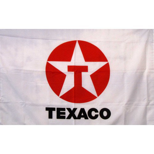 NeoPlex Tribe Texaco Gas Oil Logo with Words Traditional Flag | Wayfair