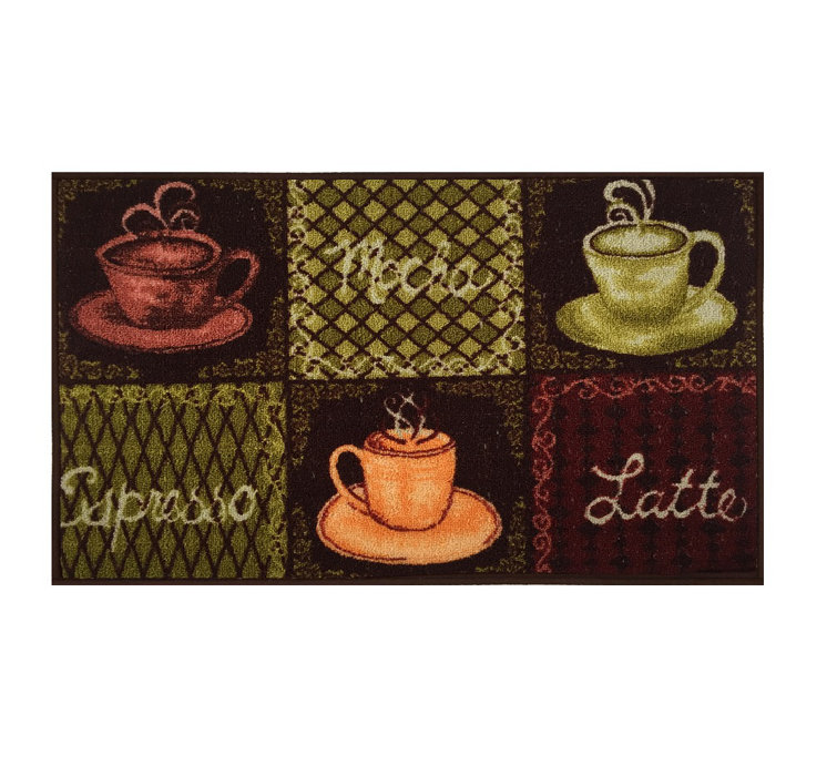 Winston Porter Wanstead Hot Latte Kitchen Mat & Reviews | Wayfair