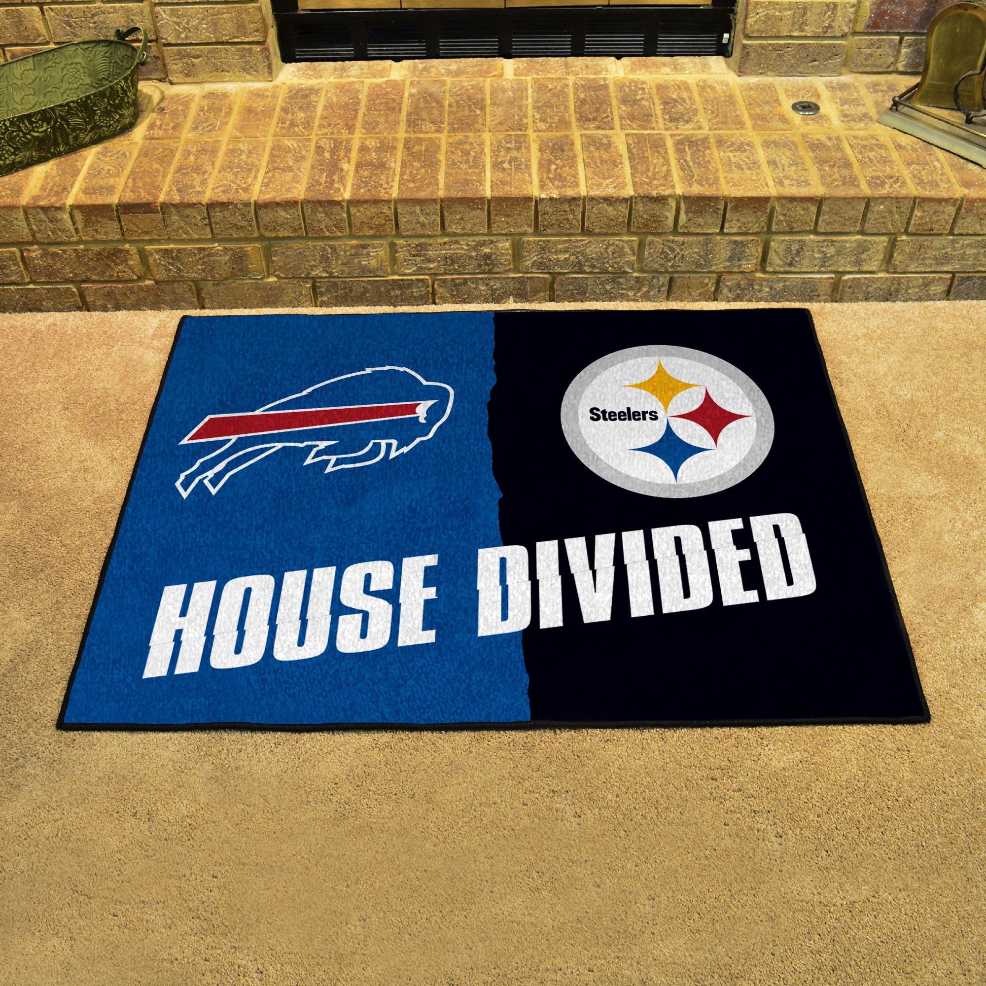 FANMATS NFL House Divided - Bills / Steelers_NFL House Divided - Bills ...