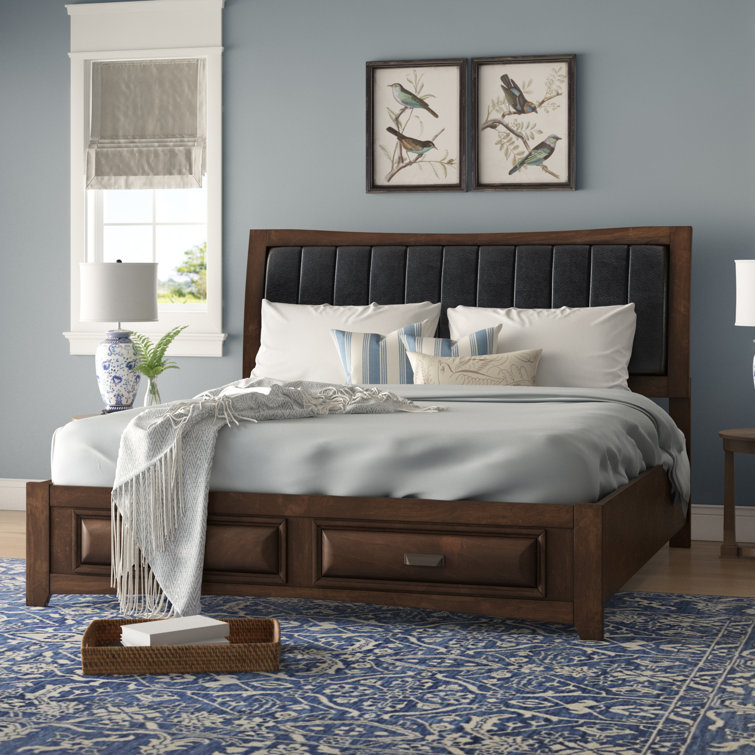 Charlton Home® North Adams Upholstered Storage Bed & Reviews | Wayfair