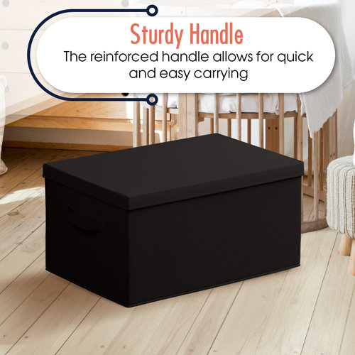 Rebrilliant Foldable Collapsible Fabric Box & Reviews | Wayfair