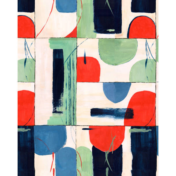 Mind The Gap Revival (Mid Century Modern) Abstract Wallpaper Roll ...
