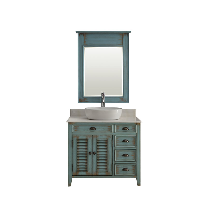Rosecliff Heights Sneed 36'' Free-standing Single Bathroom Vanity with ...