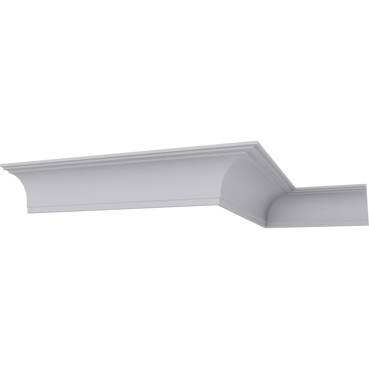 PCI Enterprises Bradford Traditional Smooth Crown Moulding | Wayfair