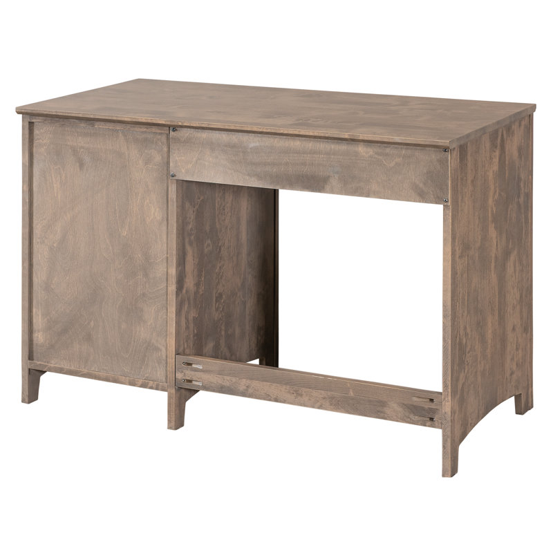 Foundry Select Malani 4 Drawer Solid Wood Desk & Reviews | Wayfair