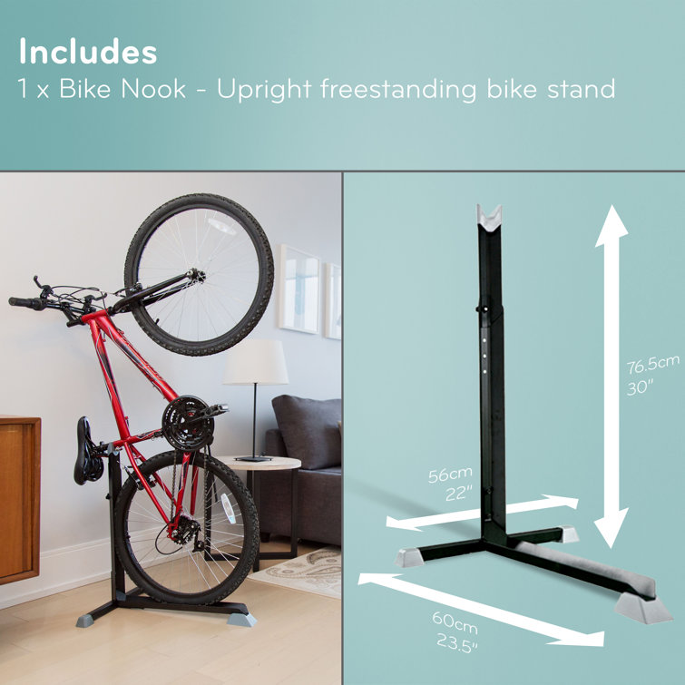 Bike Nook Bicycle Stand, Portable And Stationary Space-saving Rack ...