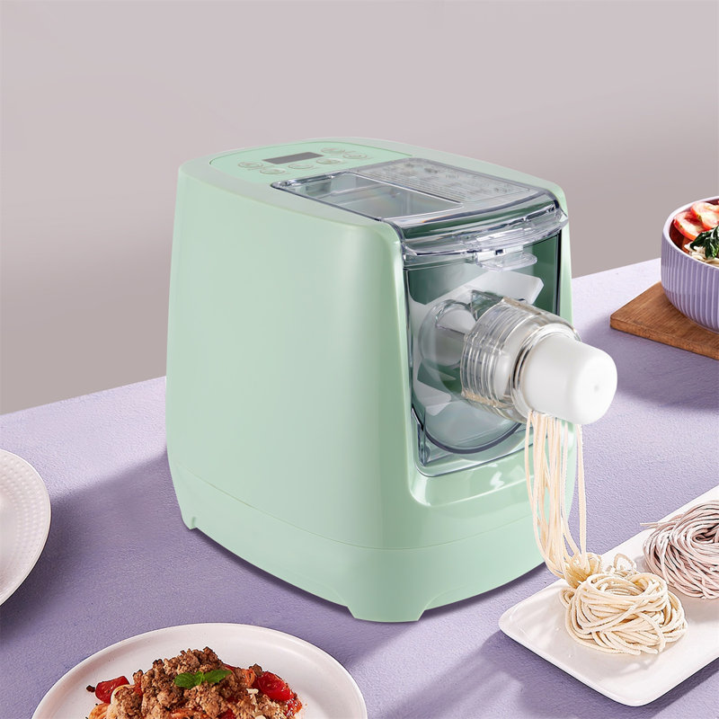 YINXIER Green Electric Pasta Noodle Maker Automatic Pasta Machine With ...