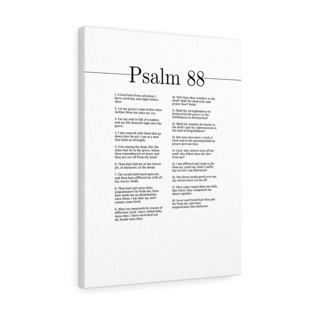 Trinx O Lord, God of My Salvation Psalm 88 Christian Wall Art Bible ...