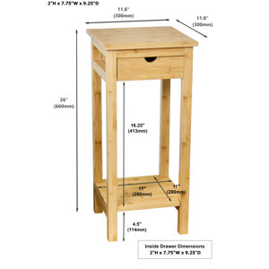 Wade Logan® Alfie-Thomas End Table & Reviews | Wayfair