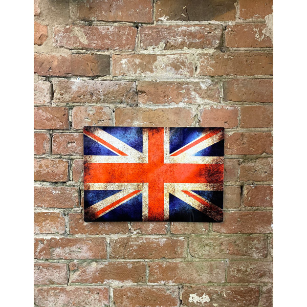 The Seasonal Aisle British Union Jack Flag Signs and Plaques | Wayfair ...