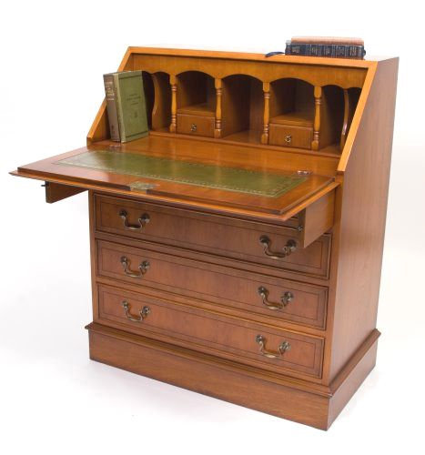 Prestington Classic 4 Drawer Bureau Desk | Wayfair.co.uk