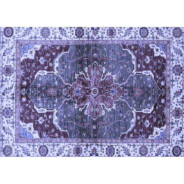 Bungalow Rose Blue/Purple Rug | Wayfair