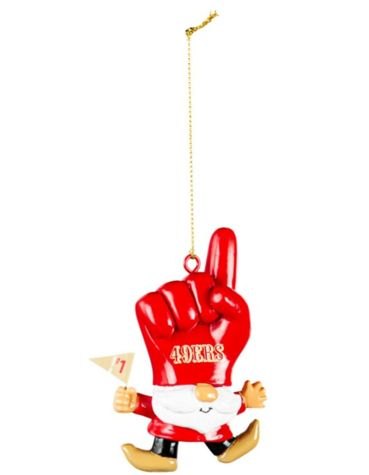 Evergreen Enterprises, Inc. San Francisco 49Ers, Gnome Foam Finger Orn ...