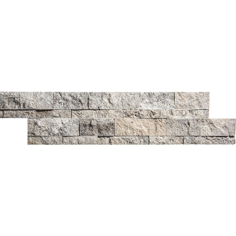 Parvatile (38178) Silver Corner Split Face 6X24 Ledger | Wayfair