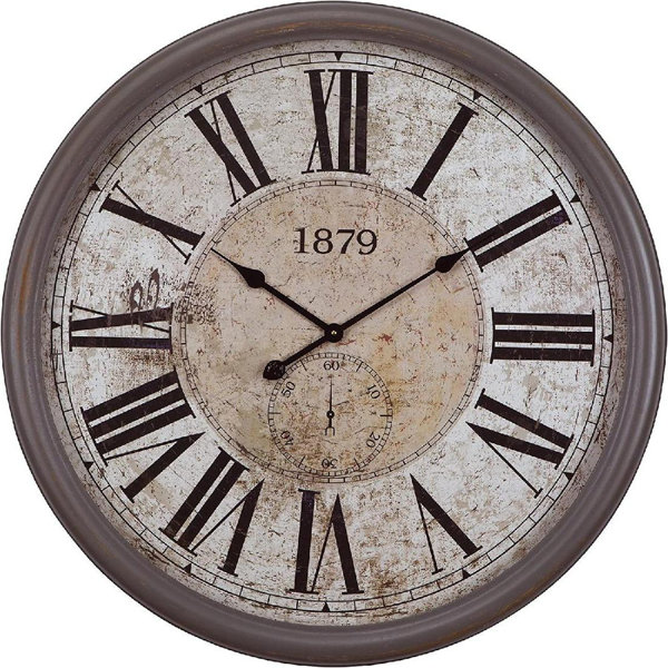 fangqiren Metal Wall Clock | Wayfair