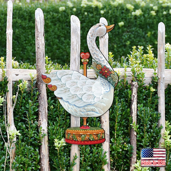The Holiday Aisle® Carousel Goose Wall Decor | Wayfair