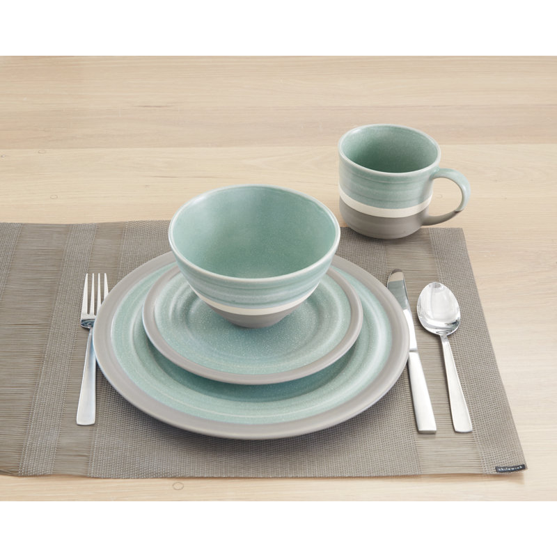 Baum Stoneware Dinnerware Set - Service for 4 & Reviews | Wayfair