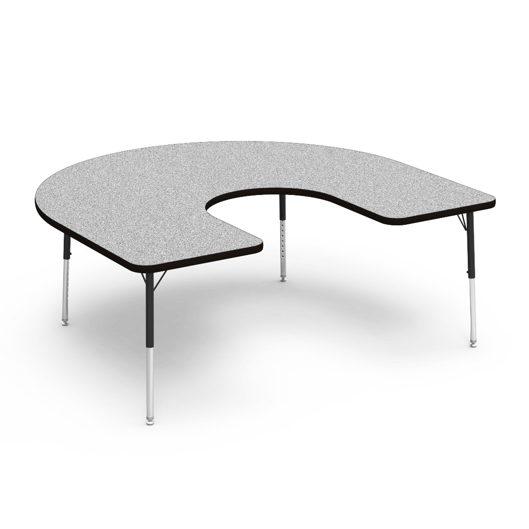 Virco Adjustable Height Horseshoe Activity Table | Wayfair