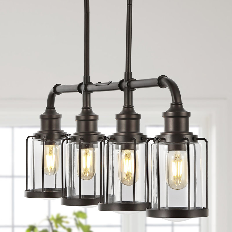 Williston Forge Cassidey 4 - Light Bronze Kitchen Island Pendant | Wayfair