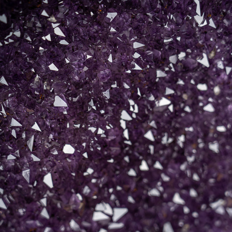 Astro Gallery of Gems Amethyst Crystal Cluster Geode from Brazil (49 ...