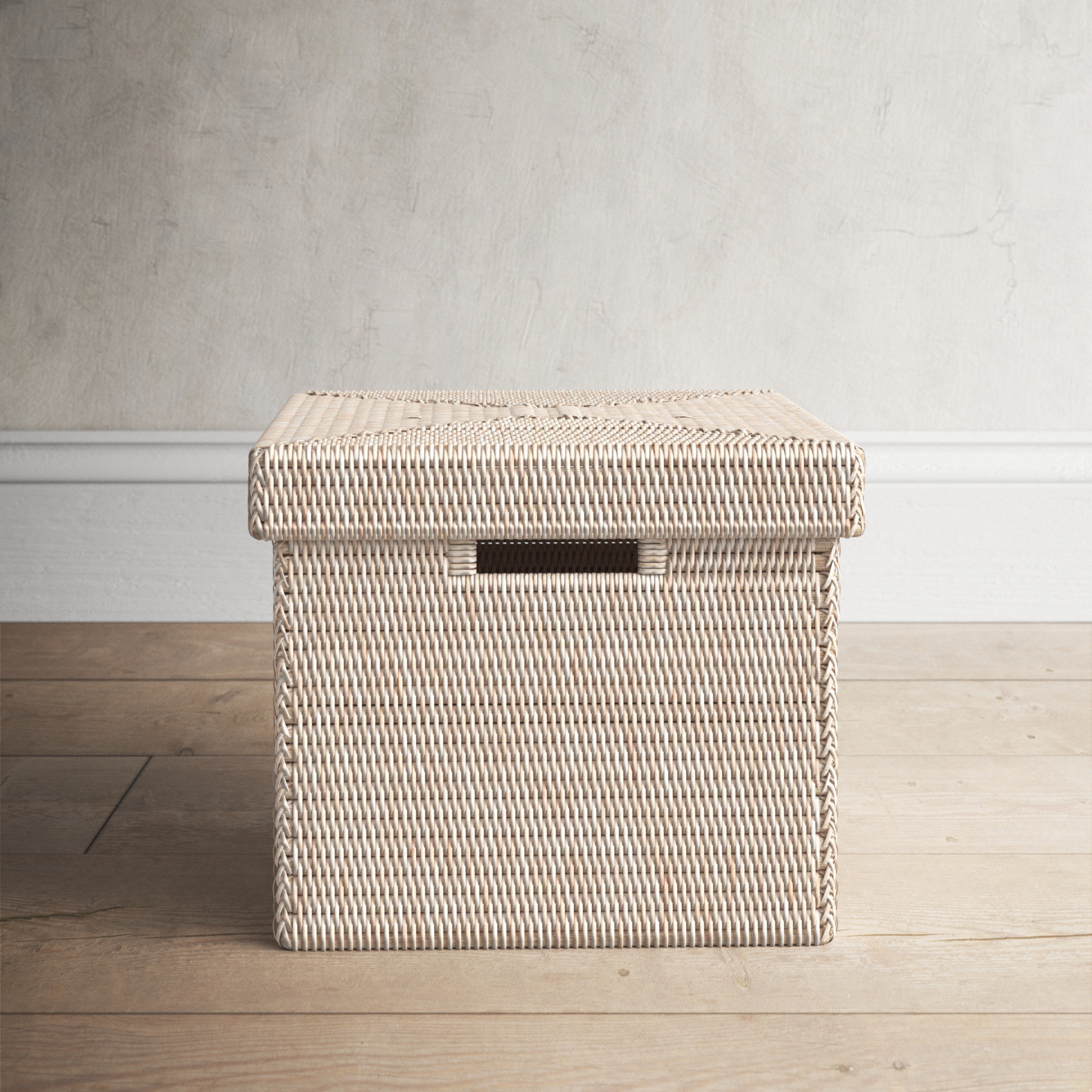 Coastal Stackable Rattan Box & Reviews | Birch Lane