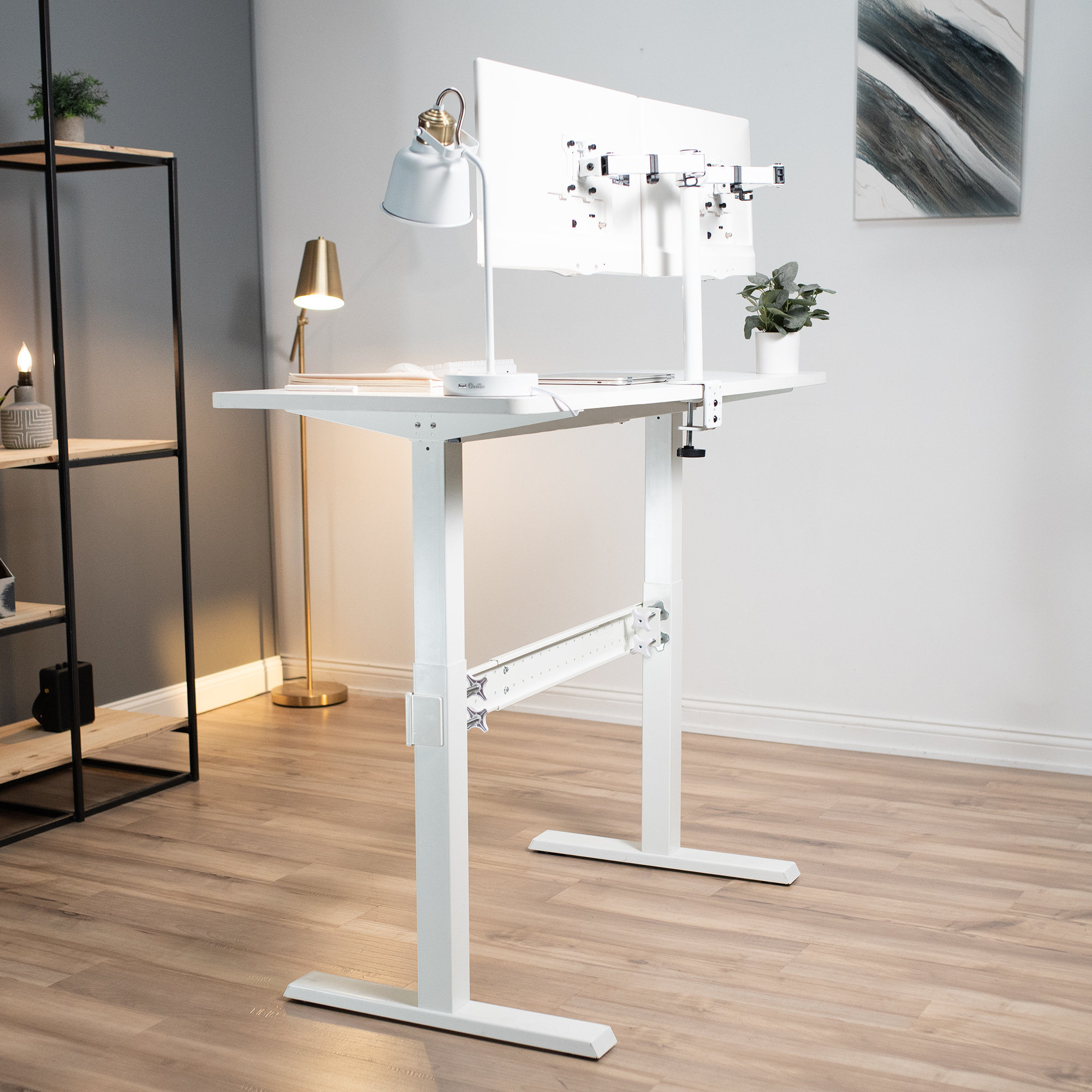 VIvo 4'' H x 36'' W Desk Leg | Wayfair