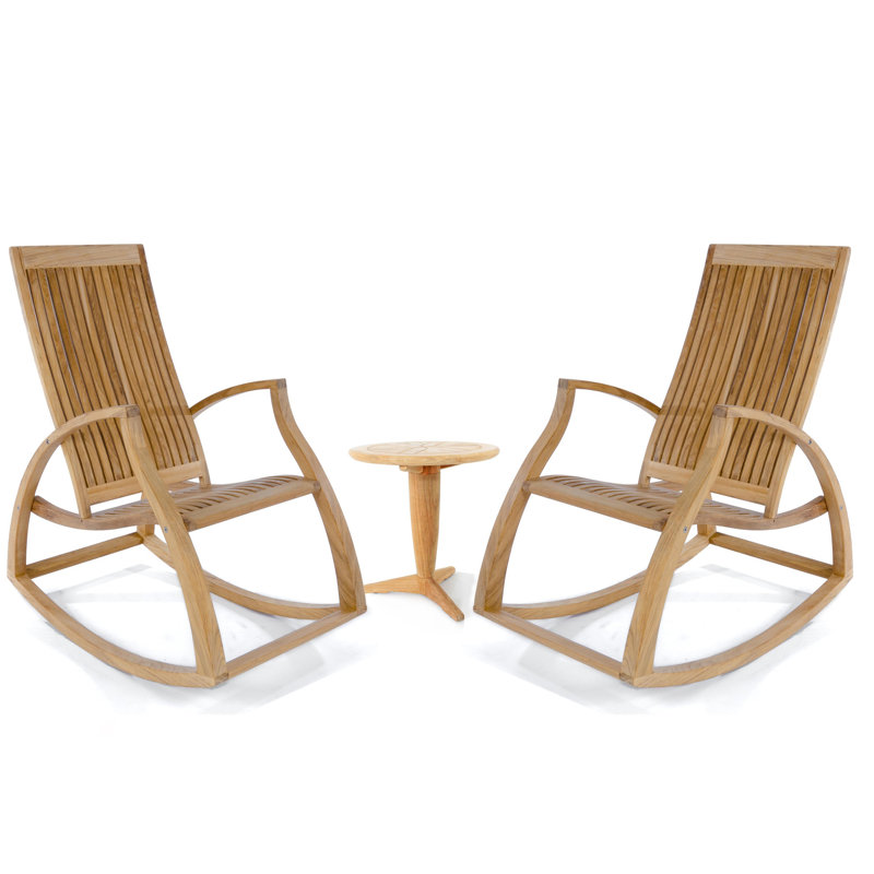Westminster Teak Outdoor Westminster Teak Rocking Solid Wood Chair ...
