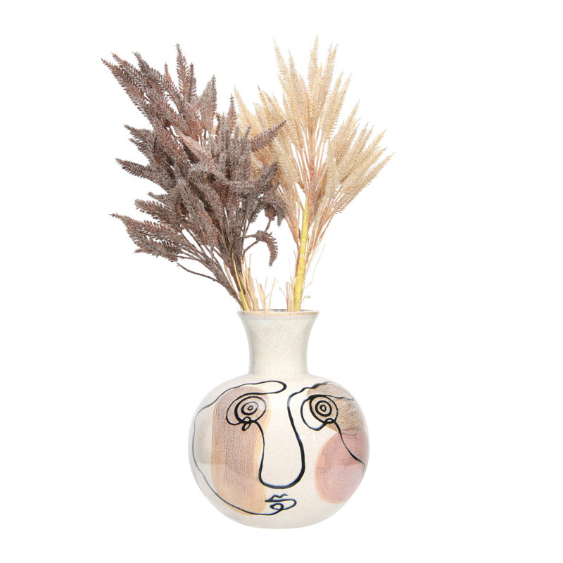 Wrought Studio Earlham Stoneware Table Vase | Wayfair