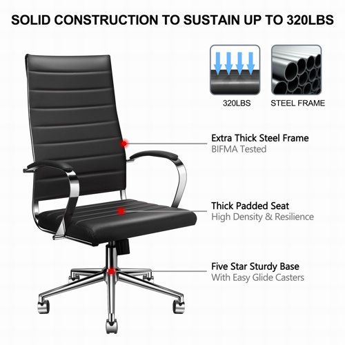 Brayden Studio® Evey Executive Chair & Reviews | Wayfair