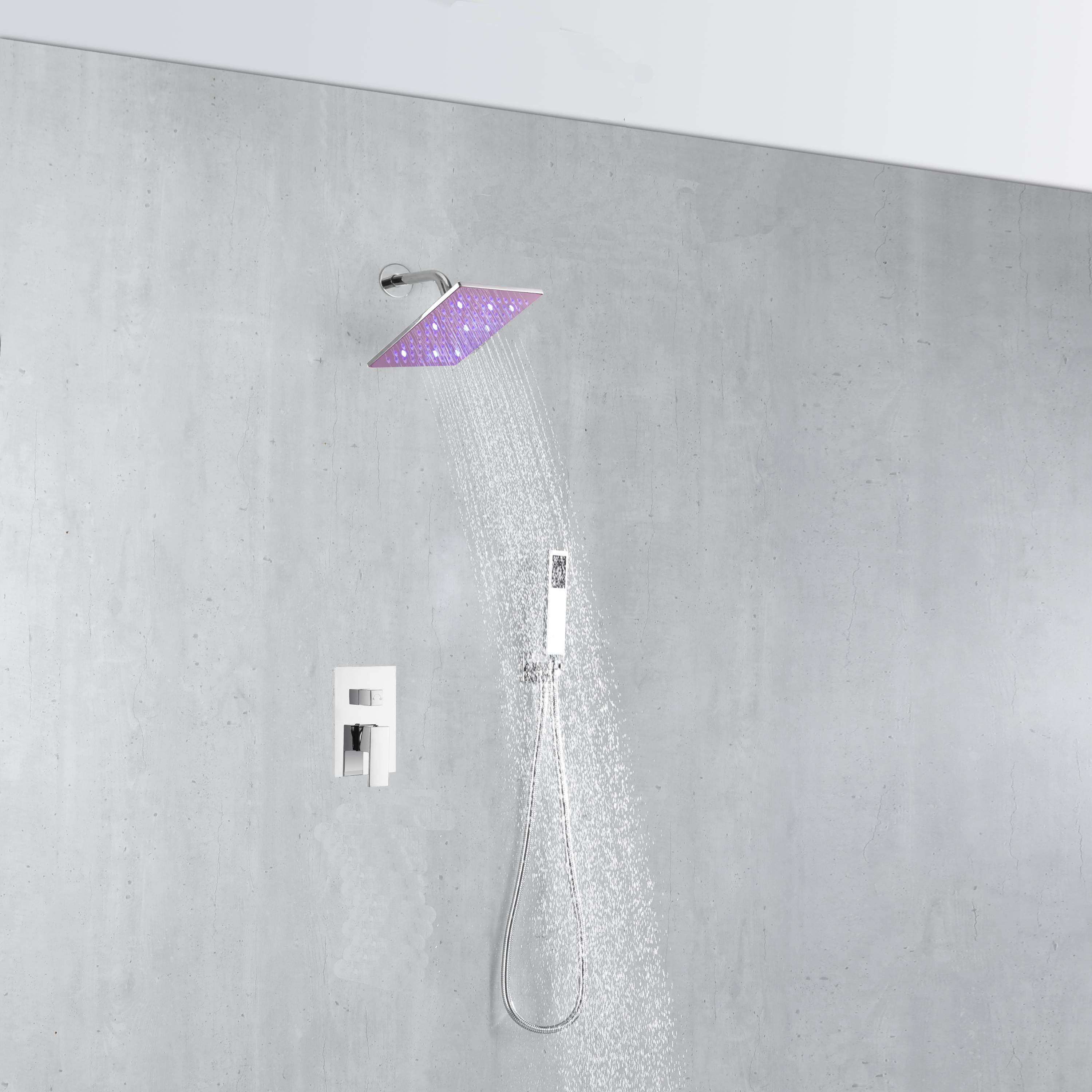 Wonderland America Led Ajustable Shower Head with Rough-in Valve | Wayfair